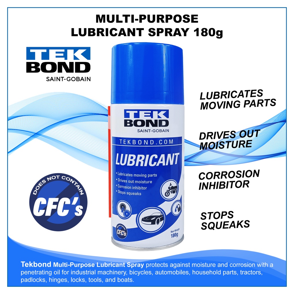 Norton Tekbond Multi-Purpose Lubricant Spray Rust Protection Remove ...