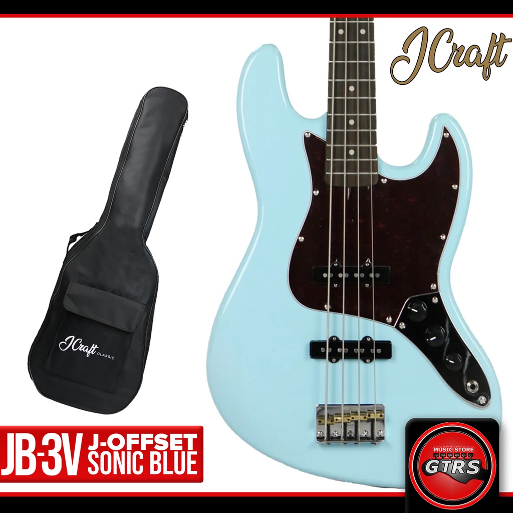 JCraft JB-3V J-Offset 4-String Jazz Bass Guitar | Shopee Philippines