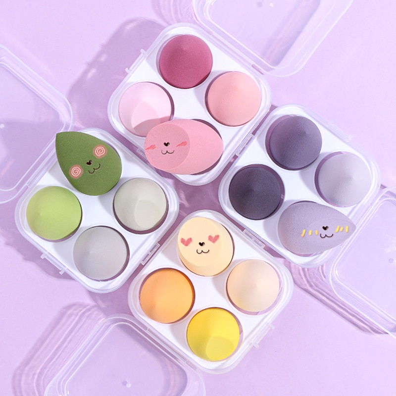 4PCS Beauty egg/gourd powder puff/water drop powder puff/Color egg ...
