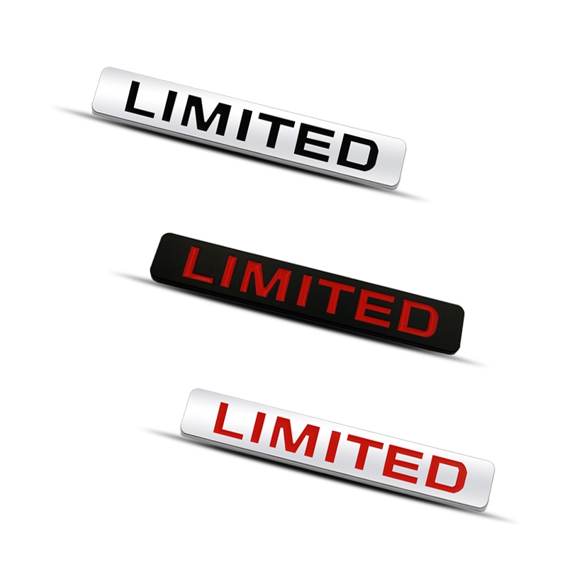 Metal Letters LIMITED Logo Emblem Car Fender Logo Badge Trunk Body ...