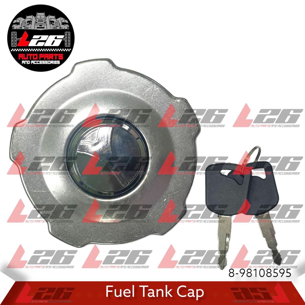 ISUZU 6WF1 fuel tank cap w/ key 8-98108-595-0 | Shopee Philippines