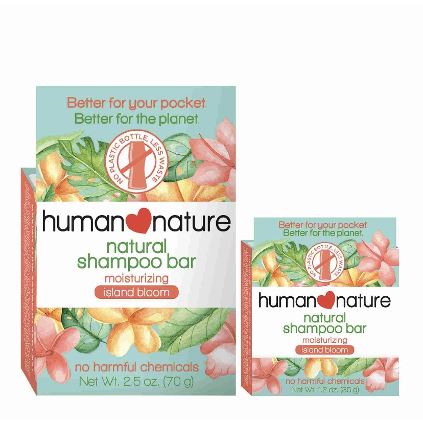 Human Nature Island Bloom Natural Moisturizing Shampoo Bar | Shopee ...
