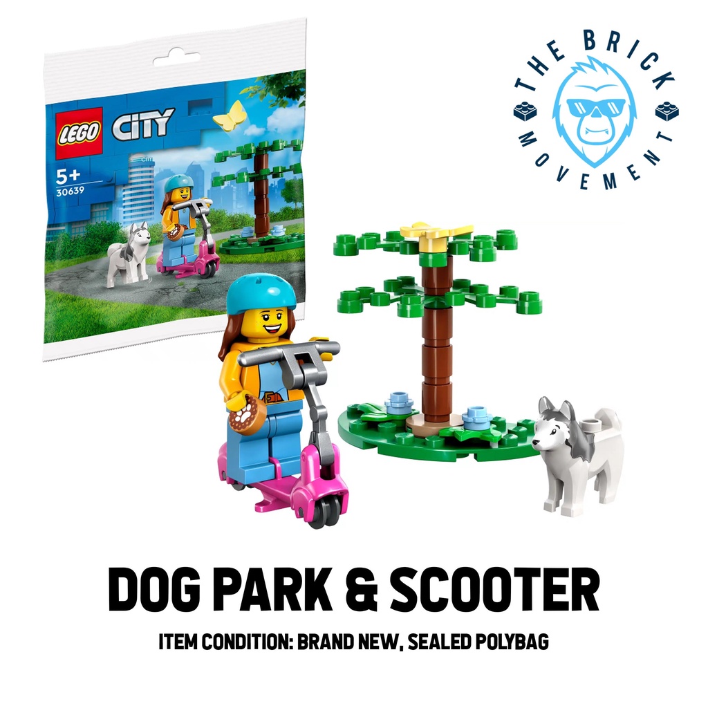 LEGO® CITY Dog Park & Scooter Polybag | Shopee Philippines