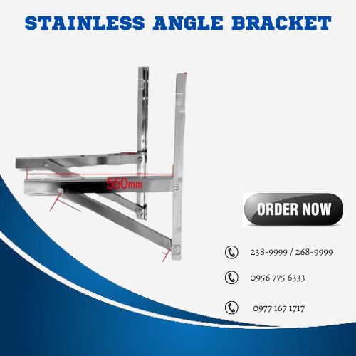 Stainless steel L Type Angle Bracket Airconditioner bracket | Shopee ...