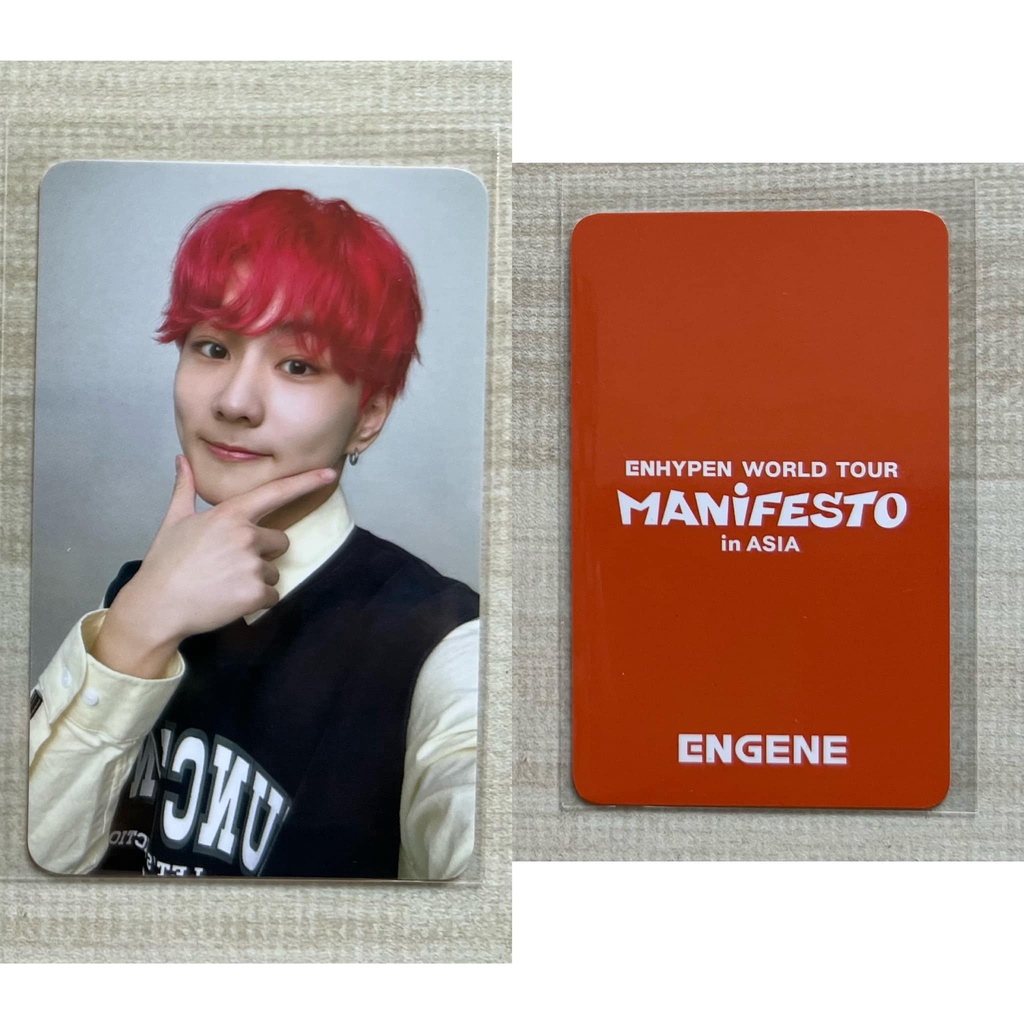 [ENHA] Manifesto In Manila Engene Zone PC Photocard Jungwon | Shopee ...