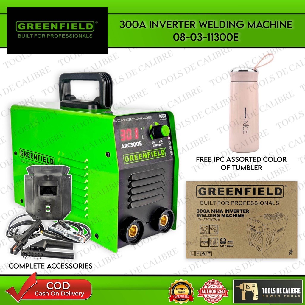 GREENFIELD 300AMP Inverter Welding Machine 08-03-11300E EASY-WELD with ...