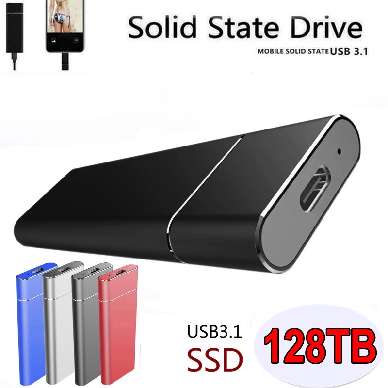 Portable High-speed External Solid State Drive 1TB 2TB 64TB 128TB SSD ...