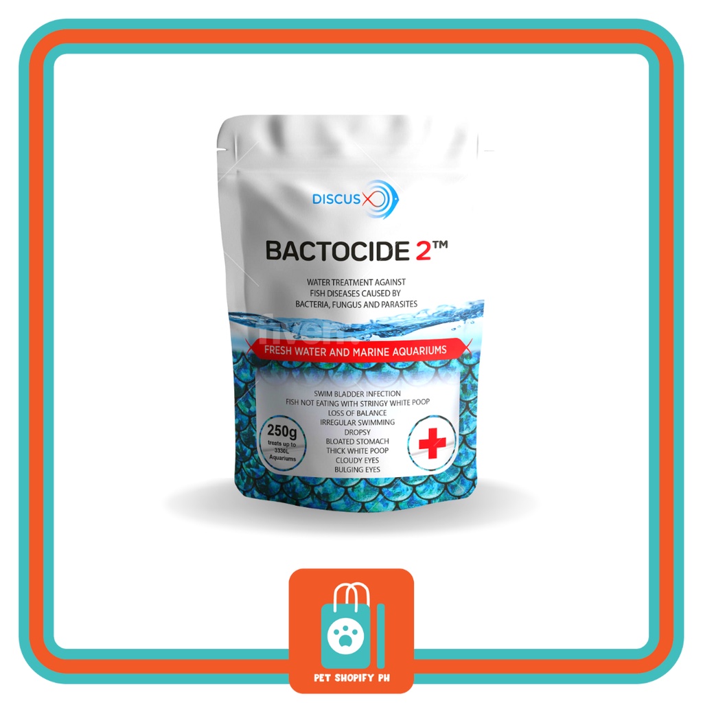 DISCUS BACTOCIDE 2 (For FRESH WATER and MARINE AQUARIUMS) | Shopee ...