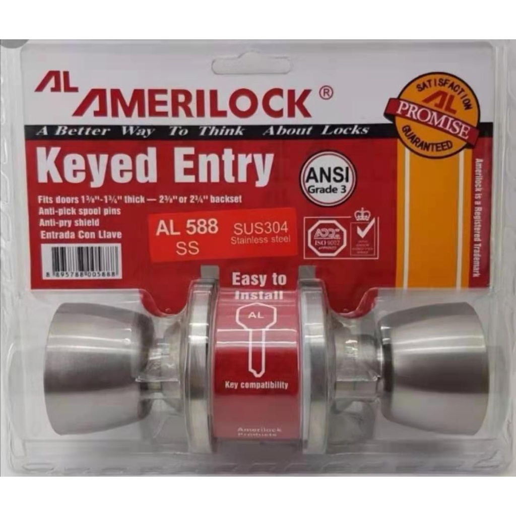 Amerilock Door Lock Set with Easy Installation | Shopee Philippines
