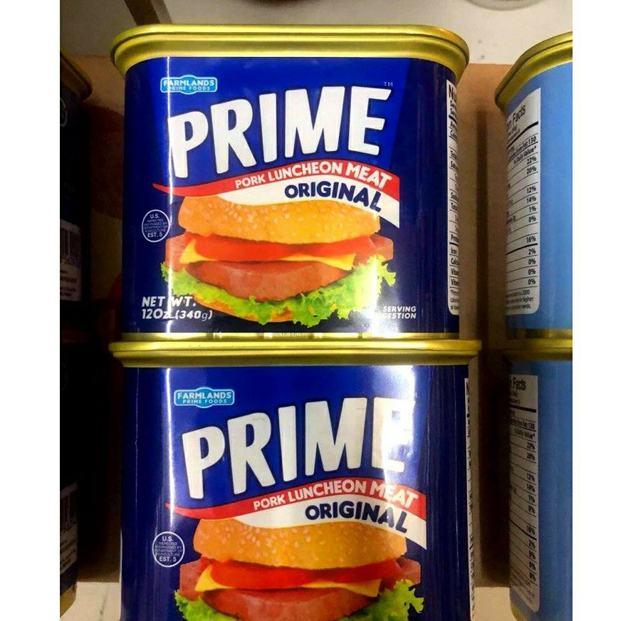 PRIME Pork Luncheon Meat 12 oz (340g) Original 1 Can | Shopee Philippines