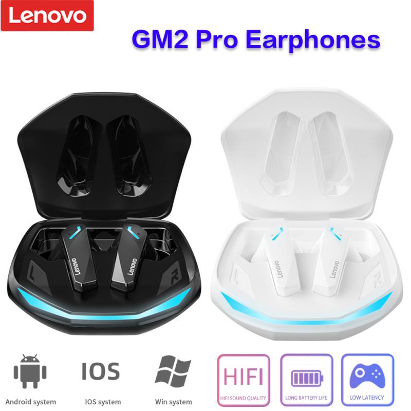 Original Lenovo GM2 Pro Earphone Bluetooth 5.3 Wireless Earbuds Low ...