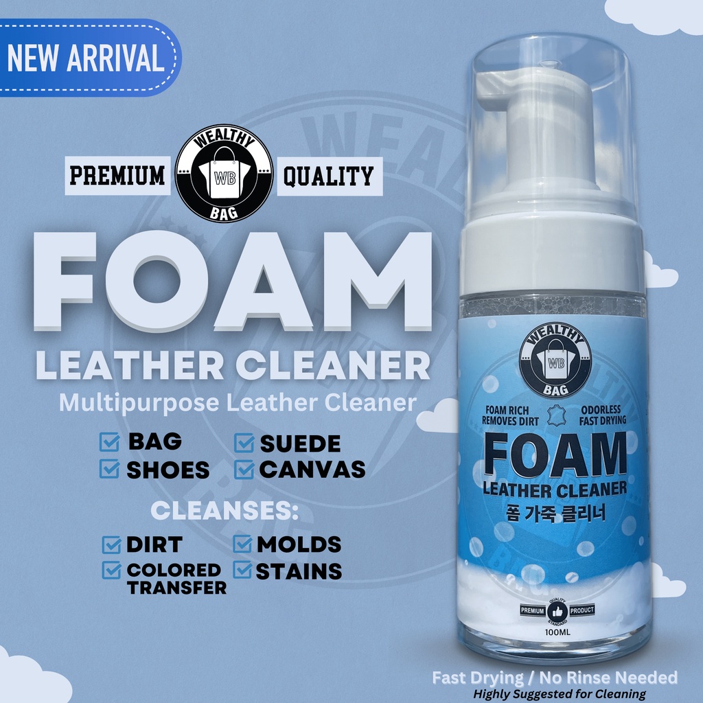Premium Foam Leather Cleaner 100 ml and Bundle Set | Shopee Philippines
