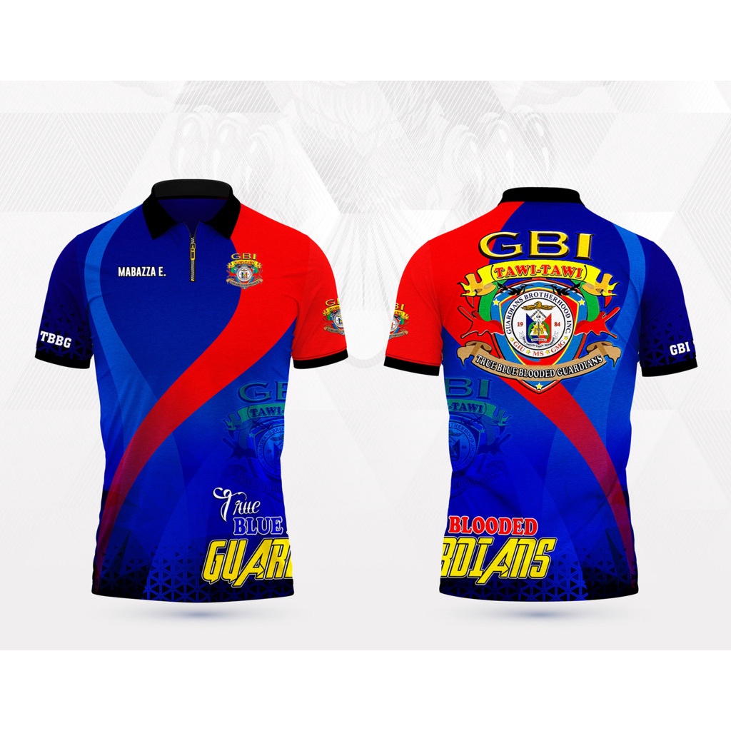 Pgbi Guardians Shirt 2023 GBI Custom Name Zipper Polo Shirt for Men ...