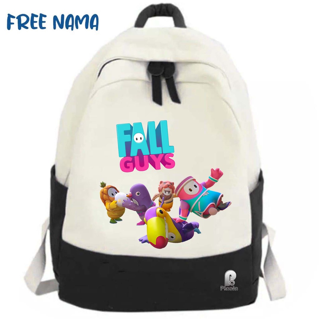 Unisex FALL GUYS GAME MOTIF Kids BACKPACK (FREE Name) | Shopee Philippines