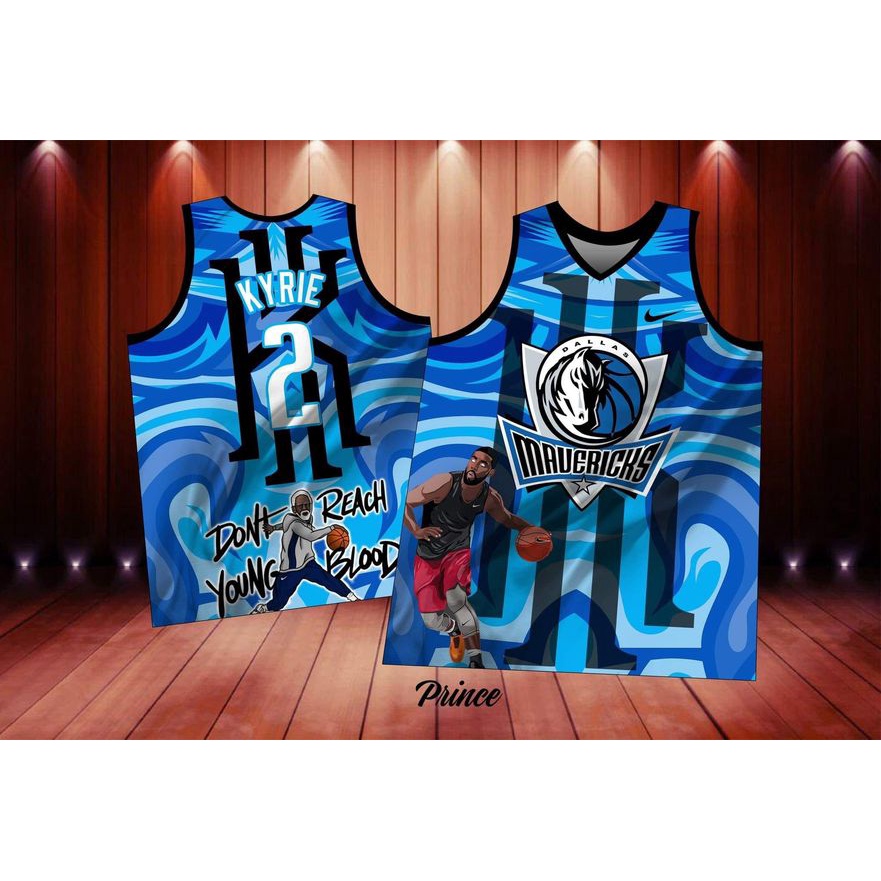NBA Mavs Kyrie Irving #2 Basketball Jersey Full Sublimation New Design ...