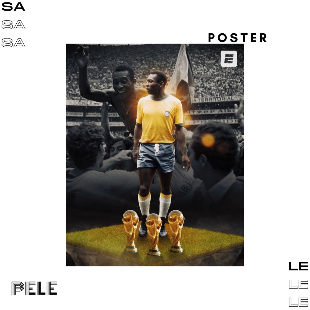 Pele Wall POSTER - A3/A4 Size (Can Be Custom Picture) | Shopee Philippines