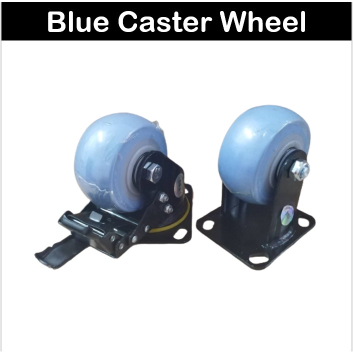 RTK 4" 5" 6" 8" Blue Caster Wheel | Shopee Philippines
