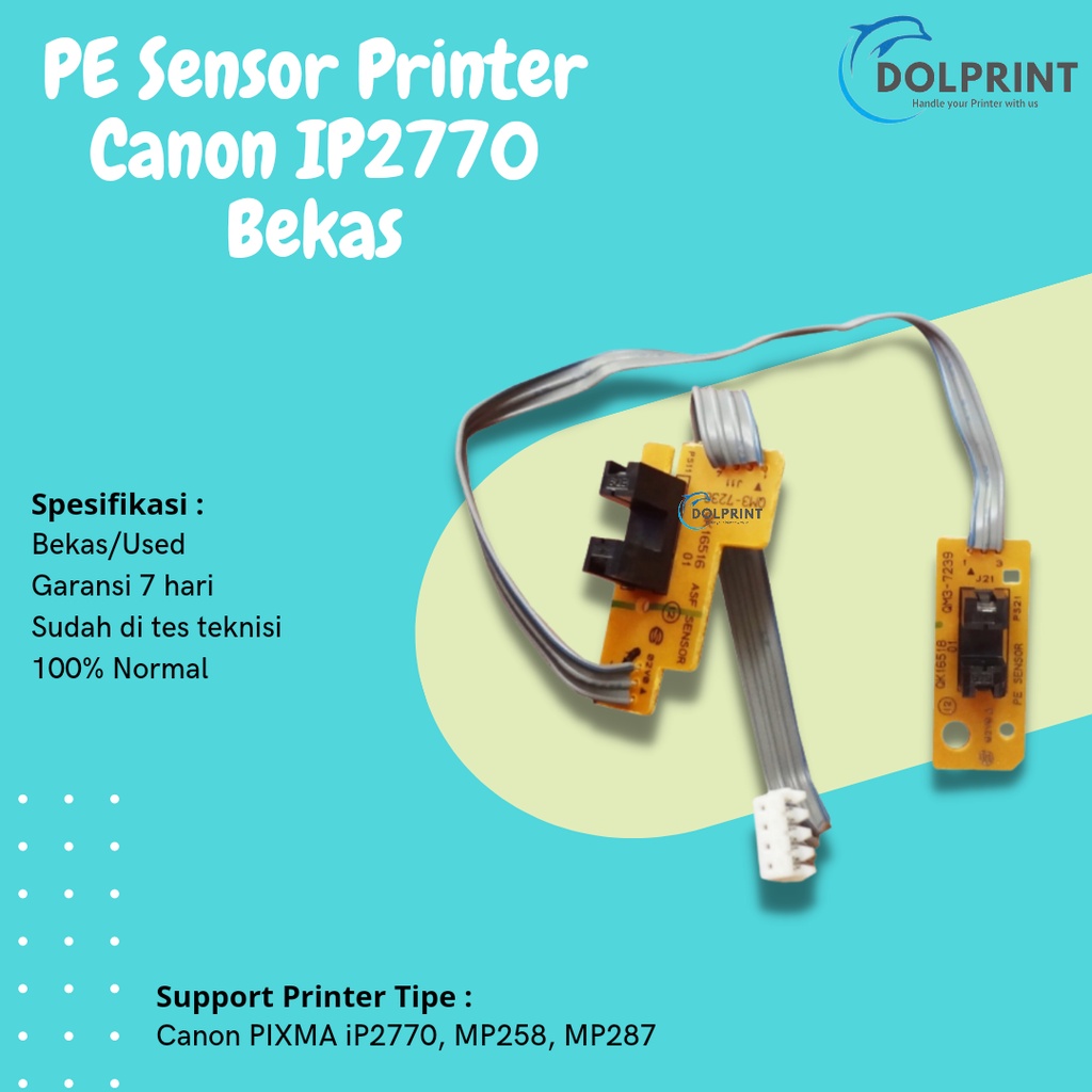 Pe Sensor Canon IP2770 IP2770 MP258 MP287, Paper Sensor IP2770 MP258 ...