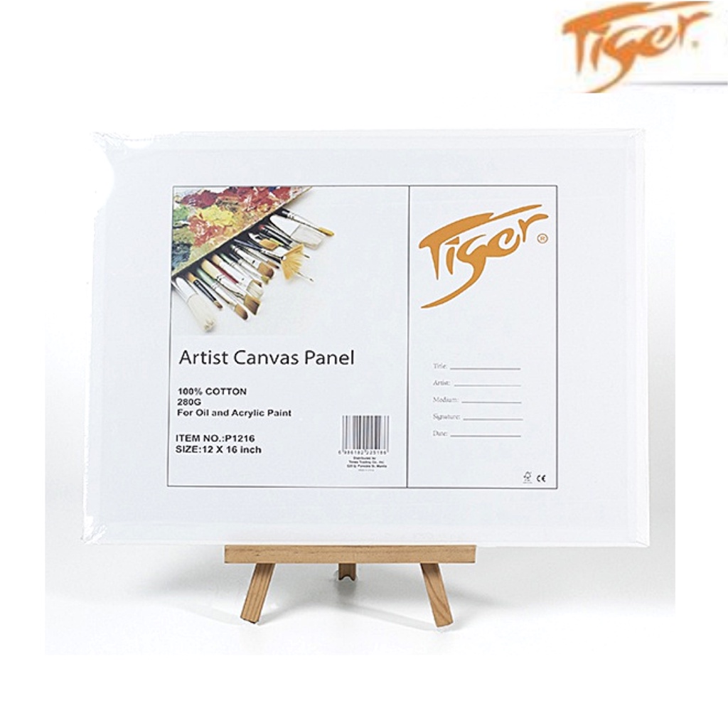 TIGER Canvas Panel Board For Acrylic Oil Watercolor Painting Various ...