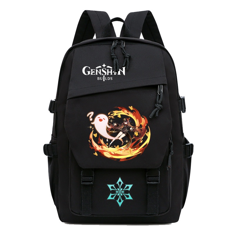 Genshin Impact Zhongli Wendy Xiao Hutao Cartoon game character print ...