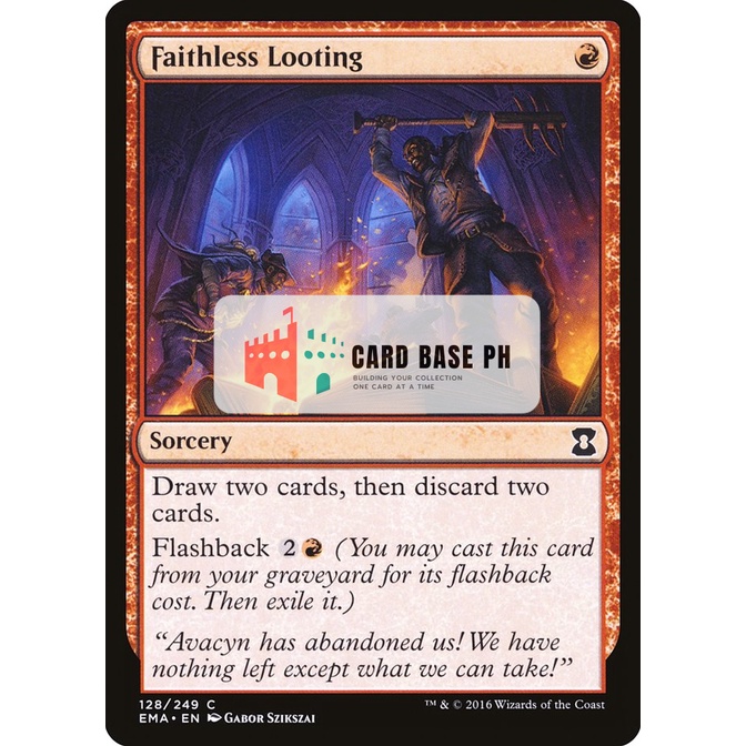 Faithless Looting - Magic the Gathering Trading Card | Shopee Philippines