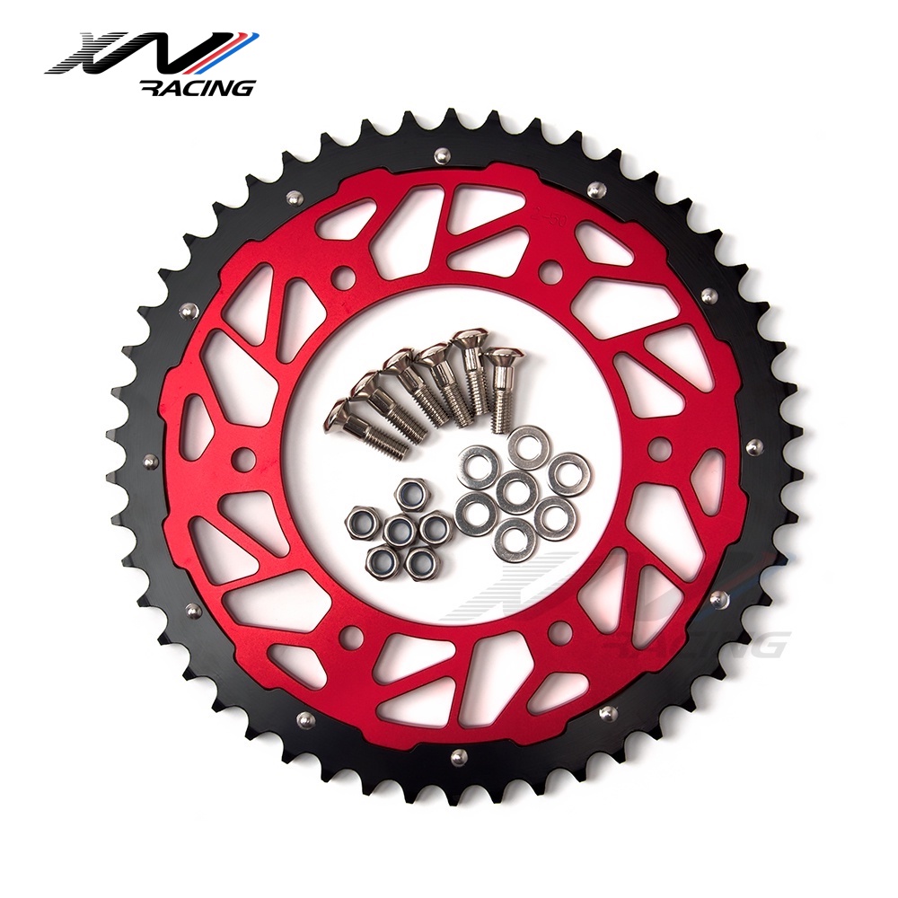 520 Dirt Bike Rear Chain Sprocket Steel Aluminium 45T-52T Honda CRF150L XR150L CRF250L | Shopee ...