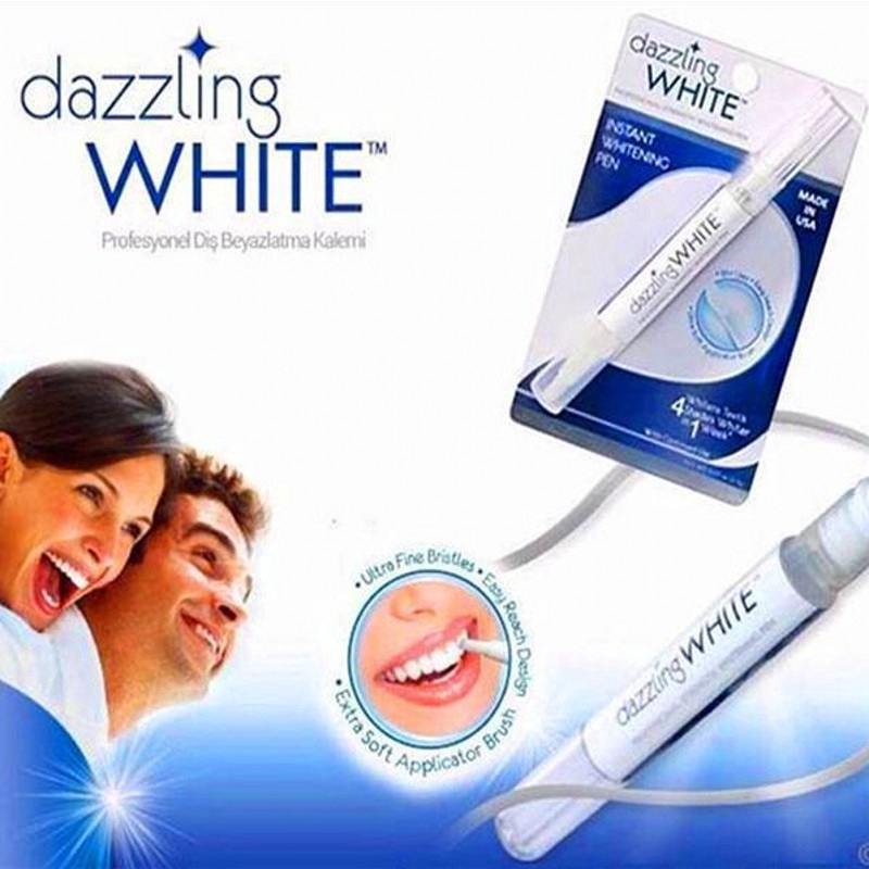 Dazzling Whitening Pen White Teeth Peroxide Bleaching Kit Tooth ...
