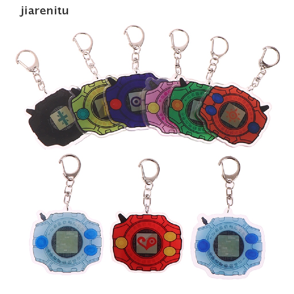 jia Digimon Adventure Digivice Anime Pendant Figure Keychain Keyring ...