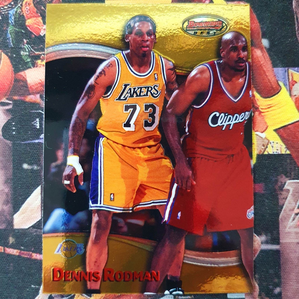 Dennis Rodman Bowman 1999 Lakers Rare : NBA Cards | Shopee Philippines