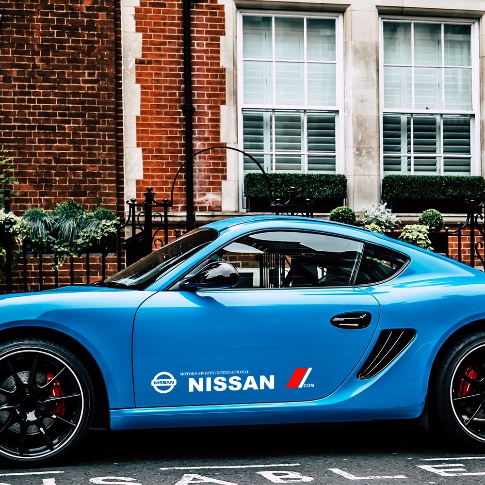 NISSAN Sticker Reflective Laser Modified Decal Garland AUTO Decoration ...