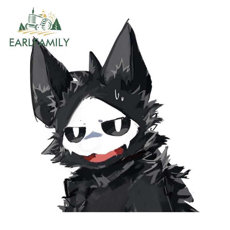 EARLFAMILY 13cm x 11.4cm Changed Furry Car Stickers Waterproof Vinyl ...