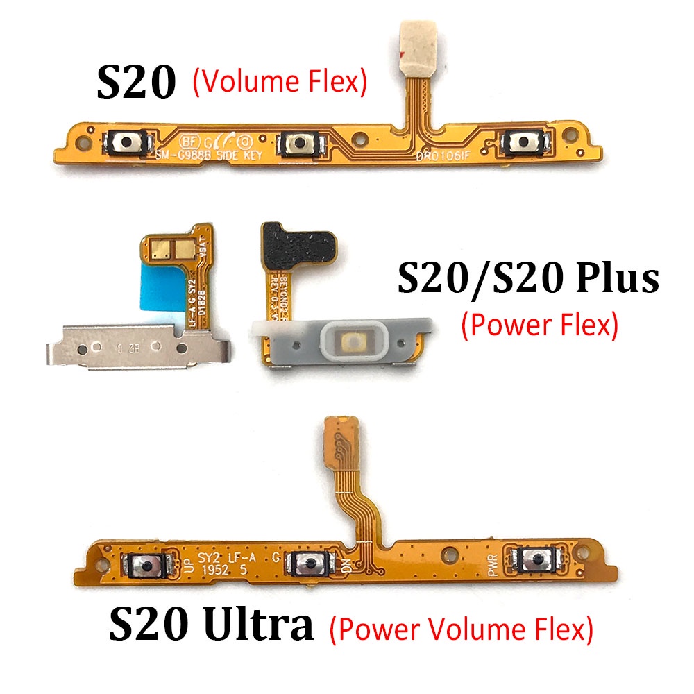 Volume Power Switch On Off Button Key Flex For Samsung S20 / S20 Plus ...