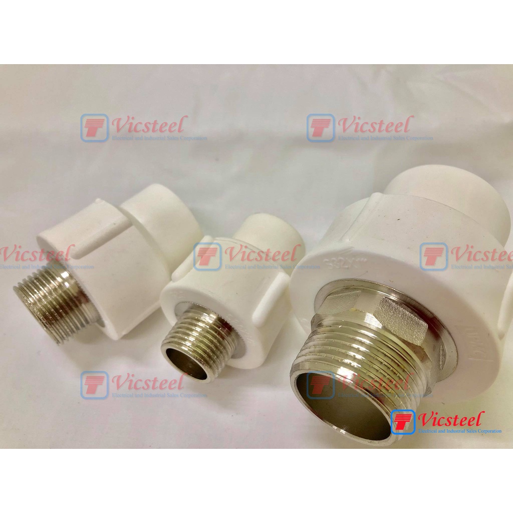 PPR Fittings Belden PPR Male Adapter 1/2 3/4 1" | Shopee Philippines
