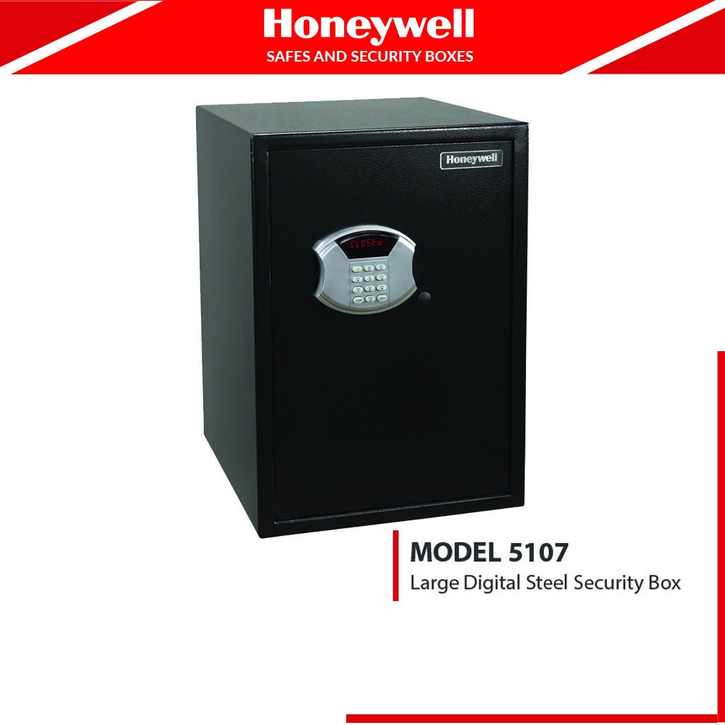 Honeywell Safe 5107 Motorized Steel Anti-Theft Security Safe Cash Vault ...