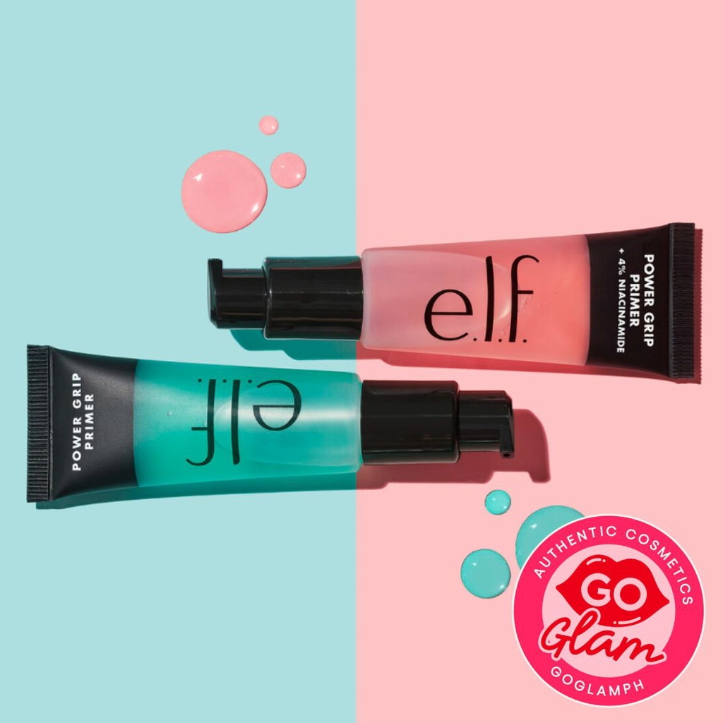 ELF Cosmetics Power Grip Makeup Primer - Niacinamide Authentic All Day ...