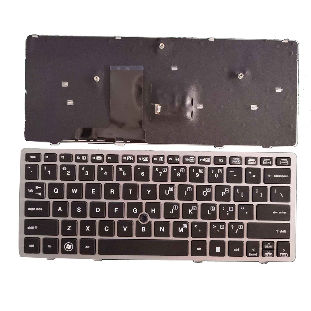 New for EliteBook 2560 2560P 2570 2570P laptop keyboard with Gray ...