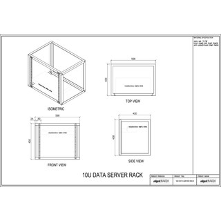 10U Data Server Rack / Open Frame Server Rack / Data Cabinet / Server ...
