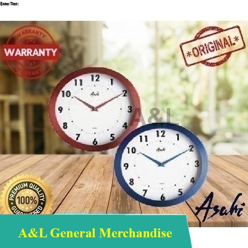 M2410 ASAHI Wall Clock 1 Year Warranty | Shopee Philippines