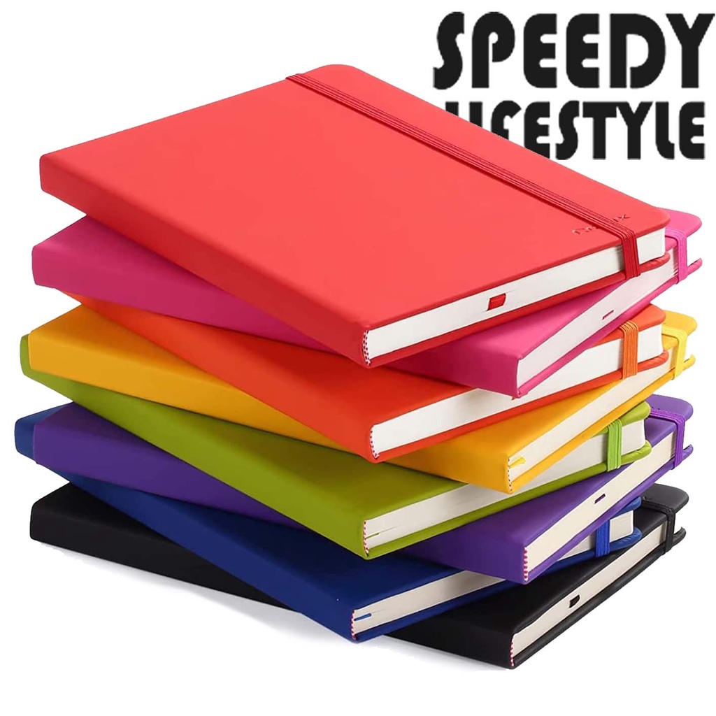 A5/A6 Size Stationery 25K Moleskin Rubber Diary Strap Notebook w ...