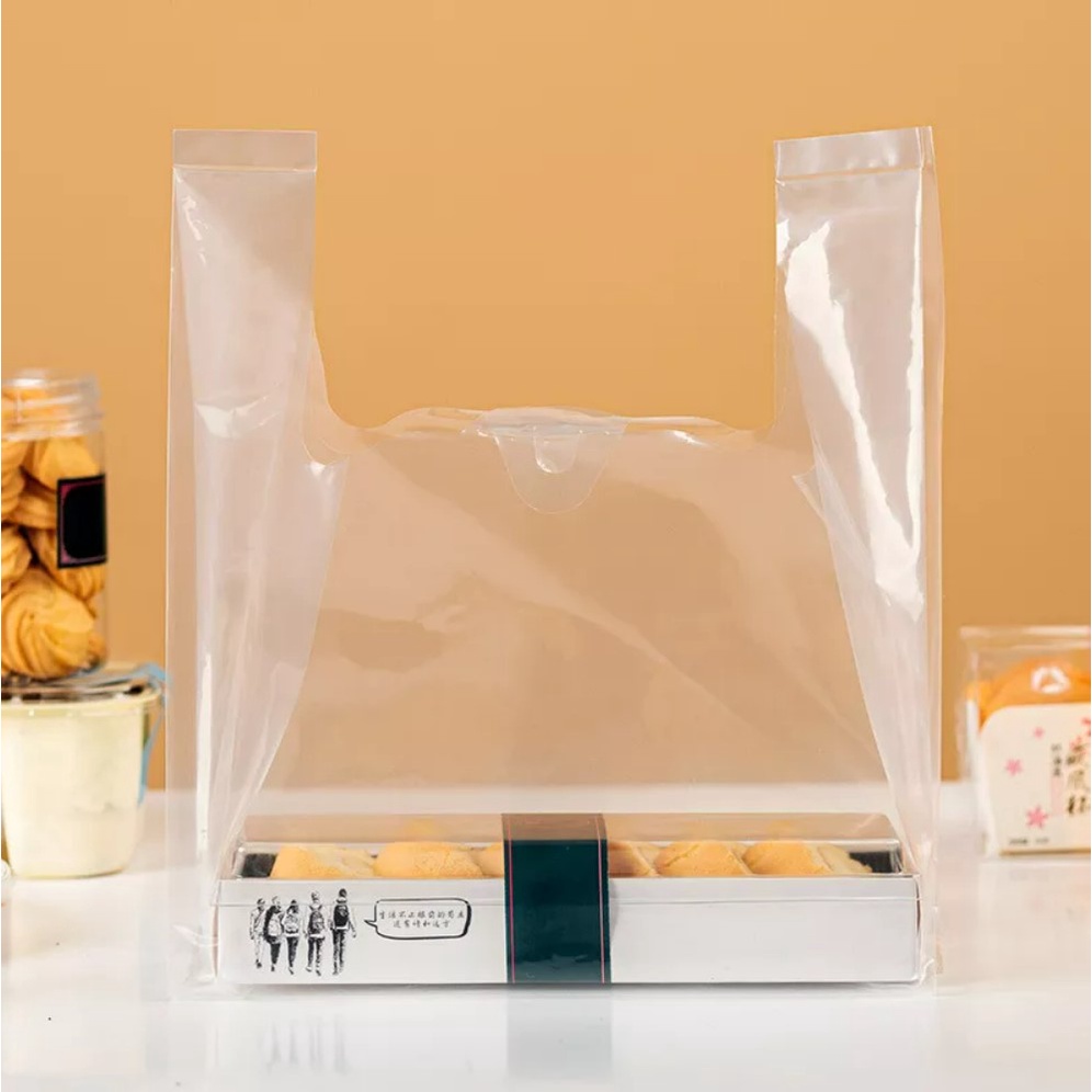 50pcs Eco Friendly Transparent Plastic Bag | Shopee Philippines