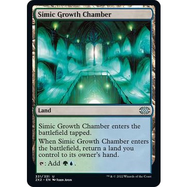 Magic the Gathering Simic Growth Chamber Double Masters 2022 | Shopee ...