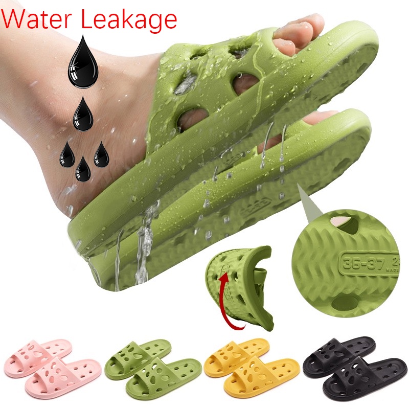 Delicate Design Mesh Hole Water Leakage Slippers Soft Slide Sandals for ...