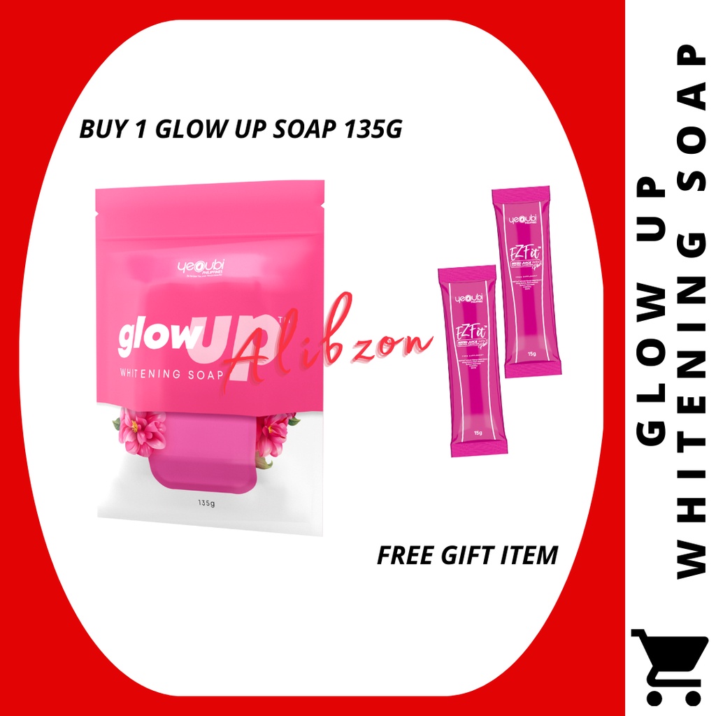 GLOW UP WHITENING SOAP 135g | Shopee Philippines