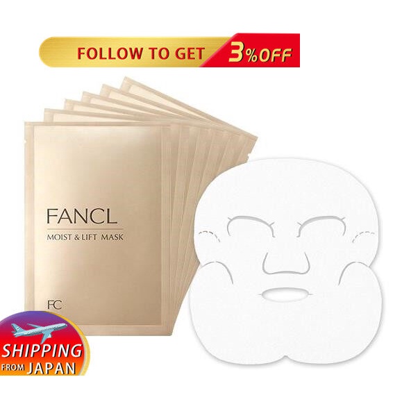 100% original FANCL Moist Lift Facial Mask 28ml 6 Sheets made in japan original ship from Japan ...