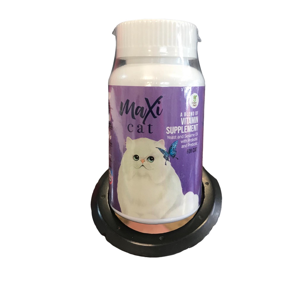 MAXI Cat Vitamin Supplement with Prebiotic and Probiotic 100 tablets ...