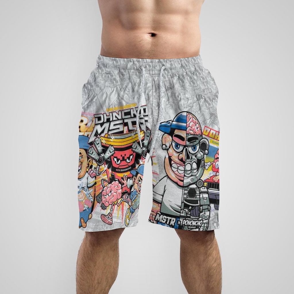 MSTR X DOHONCHO COLLAB - FULL MESH SHORT MECHA (WHITE) | Shopee Philippines