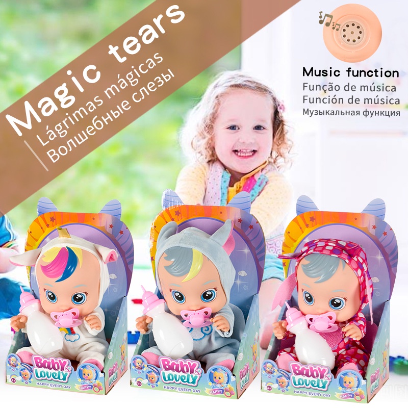 2023 Cry Baby Lovely Magic Tears Crying Doll vinyl doll ins doll ...
