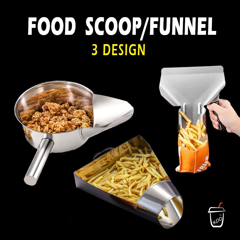 French Fry Bagger ChipScoop Fries Chips Shovel Fried Chicken Shovel ...