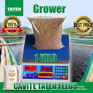 grower TATEH Aquafeeds 1KG Tilapia, Hito, Bangus, Koi Good for Any ...