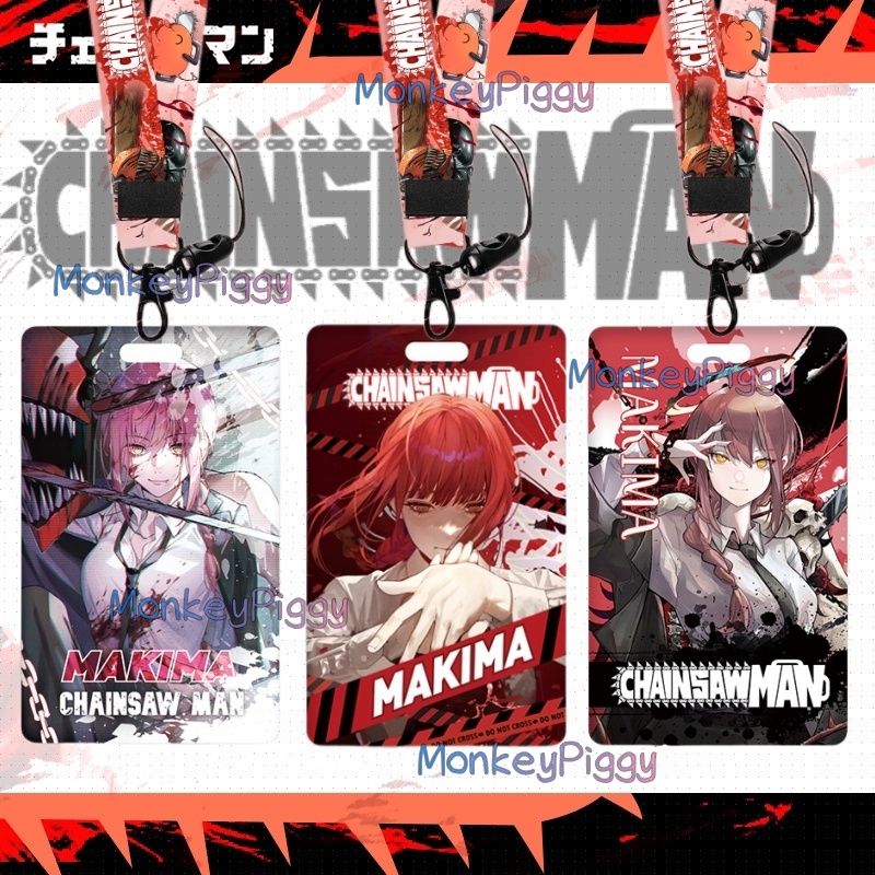 Japanese Anime ''CHAINSAW MAN'' Card Cases Lanyard POCHITA DENJI REZE ...
